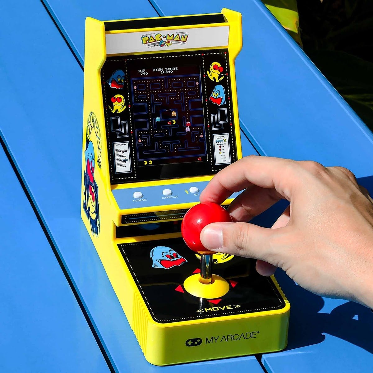 Mini jeu arcade Pac-Man – Console rétro joystick portable - Idée cadeau ...